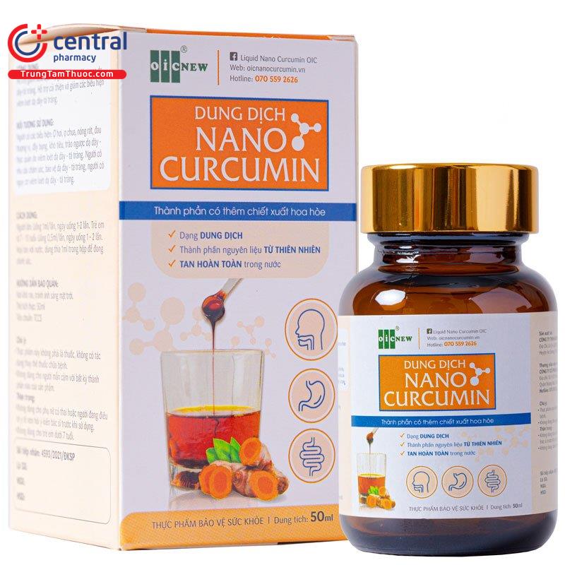[CHÍNH HÃNG] Thuốc Nano Curcumin OIC NEW hỗ trợ điều trị loét dạ dày