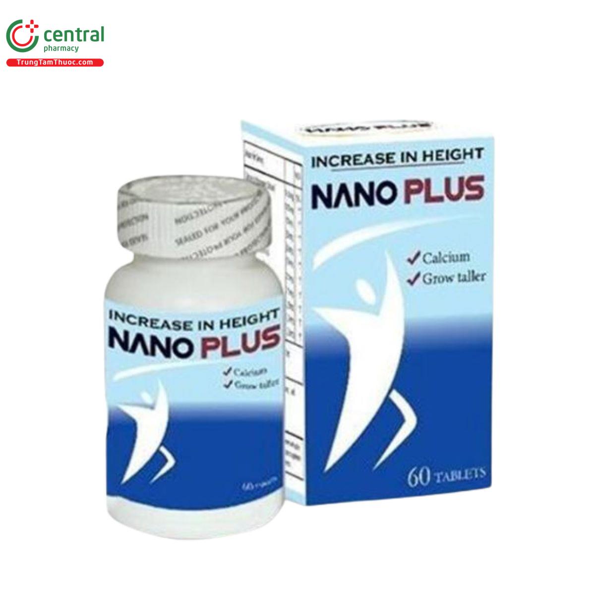 Thuốc Nano Plus - Bổ sung Canxi, tăng cương phát triển chiều cao