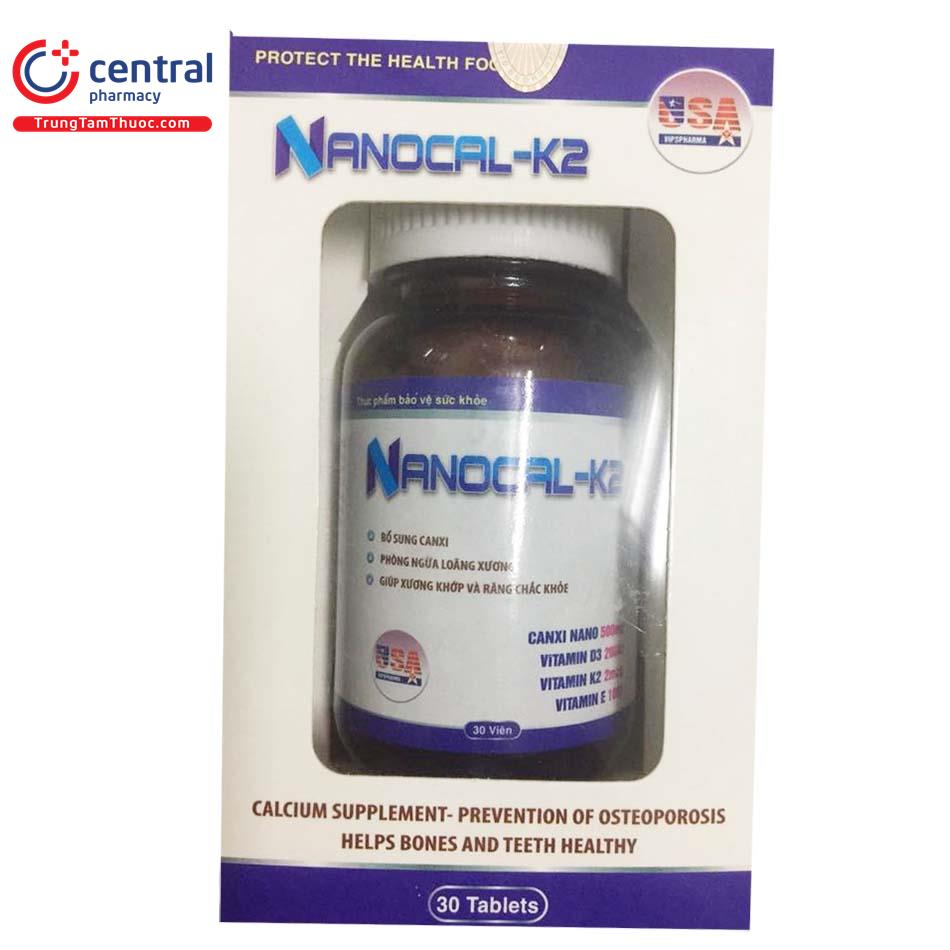 Thuốc NANOCAL-K2 cung cấp Canxi, K2 phòng và điều trị loãng xương