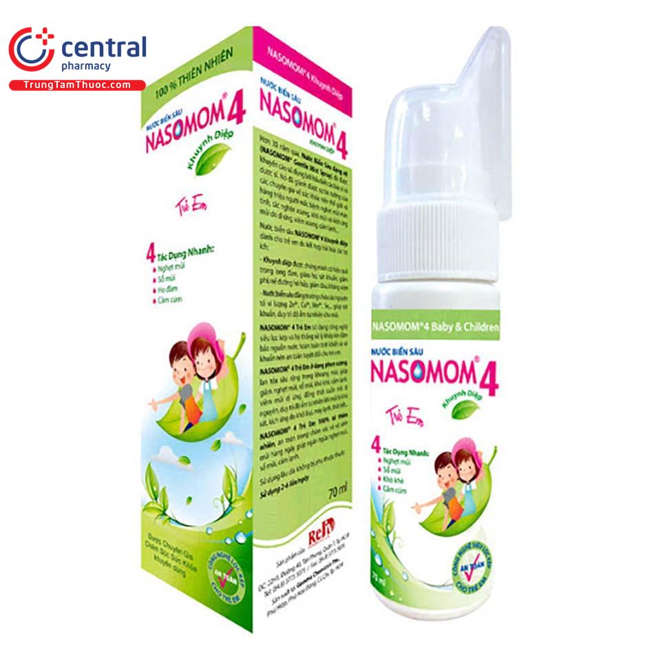 Thuốc Nasomom 4 Khuynh Diệp Trẻ Em: công dụng, cách dùng