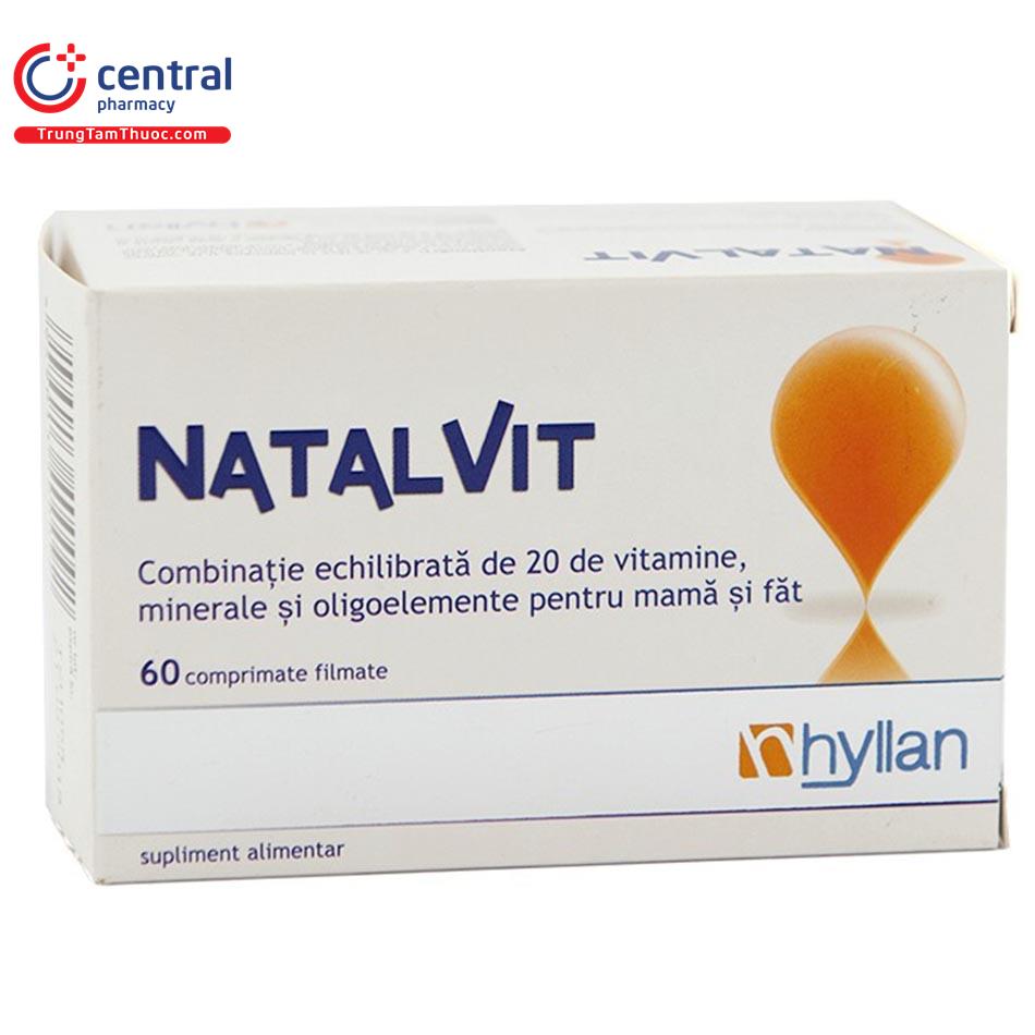 Thuốc Natalvit bổ sung vitamin, khoáng chất: liều dùng, giá bán
