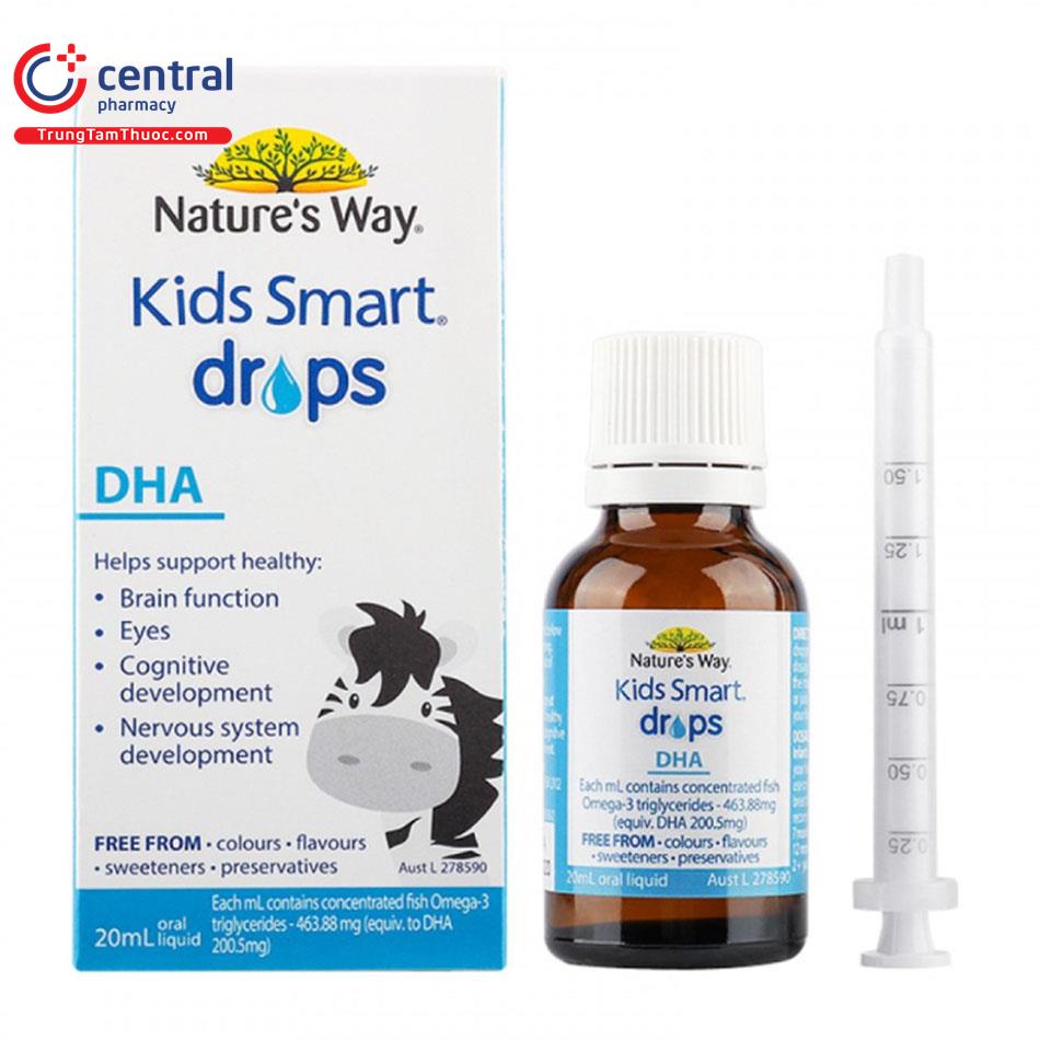 [CHÍNH HÃNG] Thuốc Nature’s Way Kids Smart Drops DHA - Bé thông minh