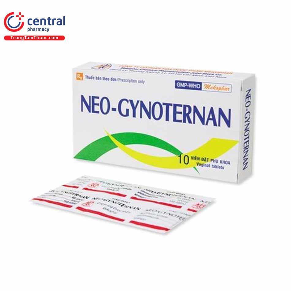 [CHÍNH HÃNG] Thuốc Neo-Gynoternan dạng viên nén điều trị viêm âm đạo