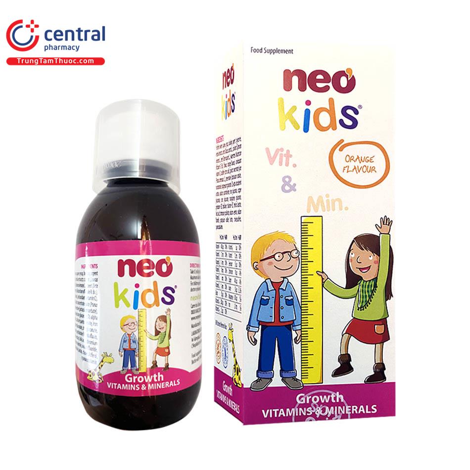 [CHÍNH HÃNG] Siro tăng miễn dịch Neo Kids Growth Vitamins & Minerals