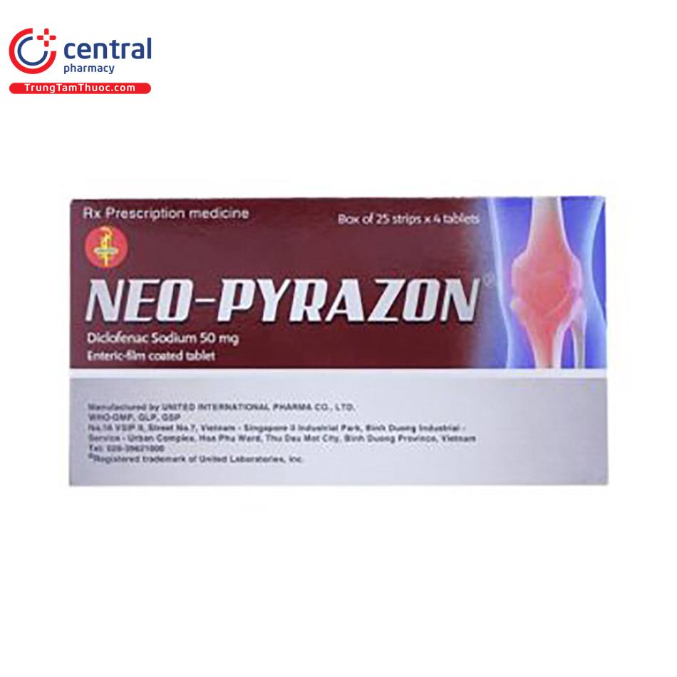 Thuốc Neo-Pyrazon - Trị viêm xương khớp, thoái hóa khớp