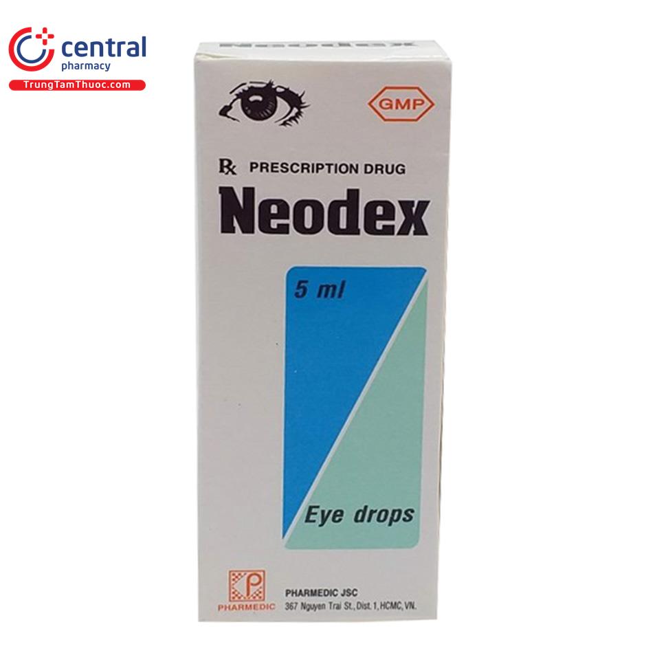 Thuốc nhỏ mắt Neodex 5ml: Cách dùng – liều dùng, lưu ý khi sử dụng