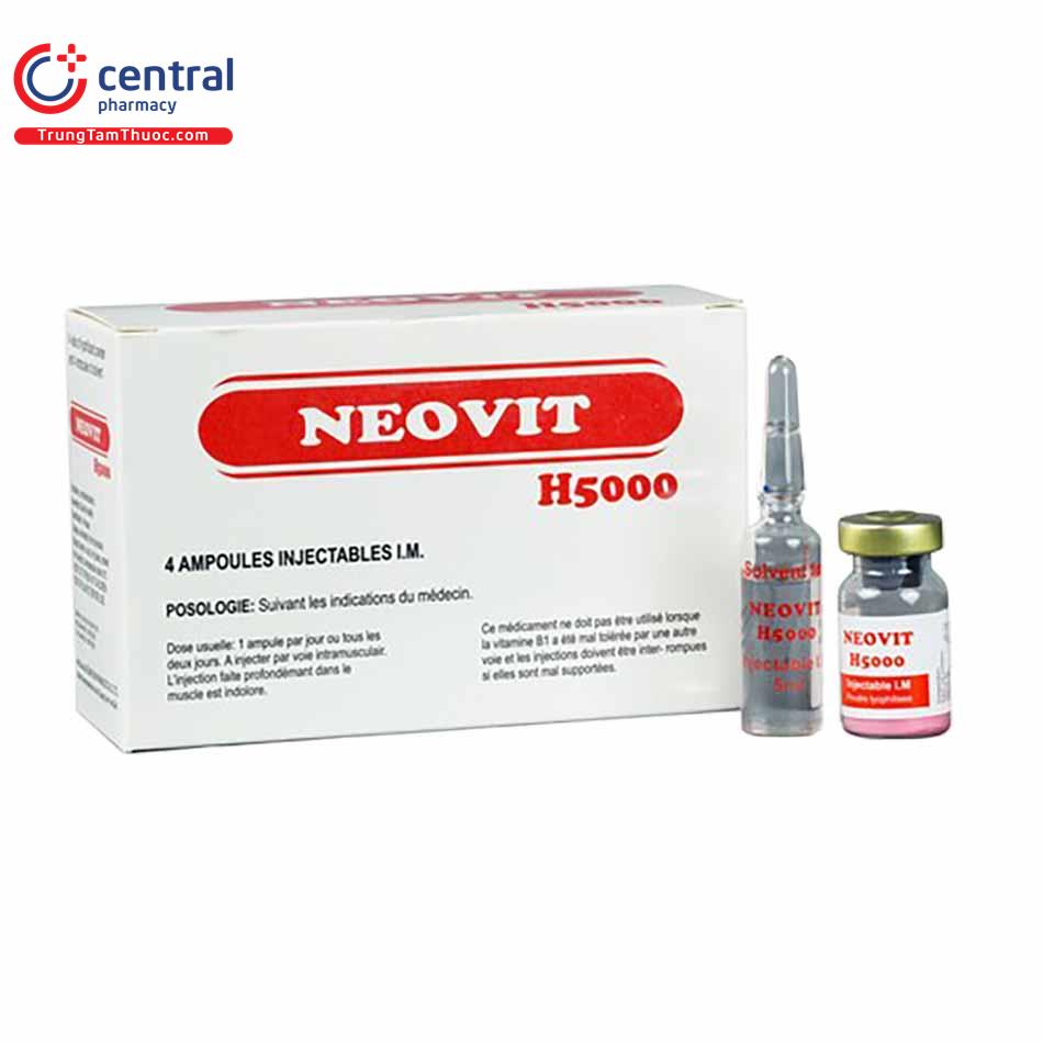 [CHÍNH HÃNG] Thuốc Neovit H5000 - Thuốc cung cấp vitamin nhóm B