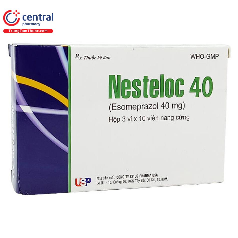 Thuốc Nesteloc 40 (Esomeprazol 40mg): công dụng, lưu ý khi dùng