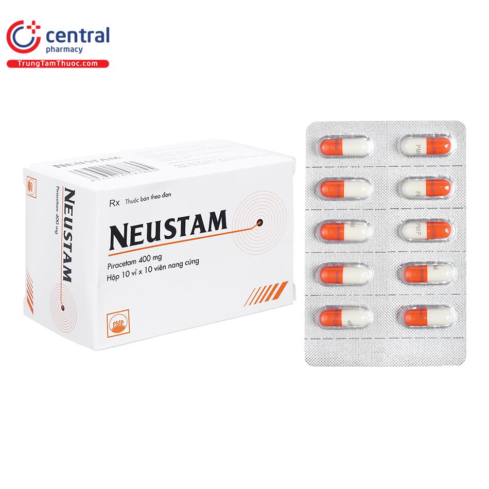 [CHÍNH HÃNG] Thuốc Neu-stam 400mg điều trị sa sút trí tuệ ở người già