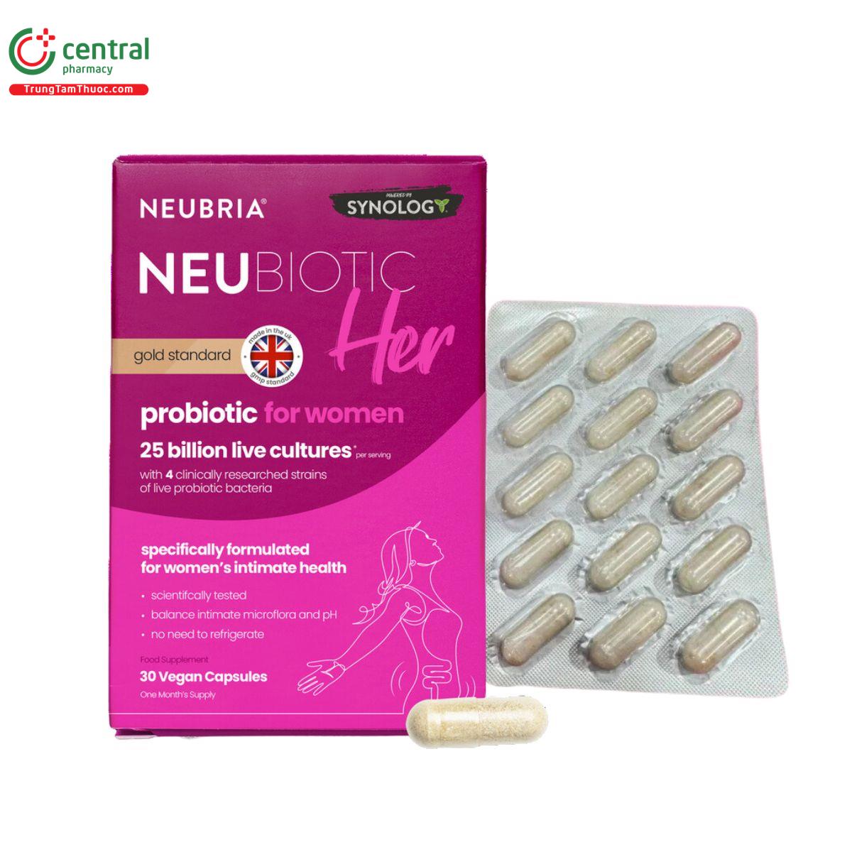 Viên uống Neubria® Neubiotic Her - Bổ sung lợi khuẩn dành riêng cho phụ nữ