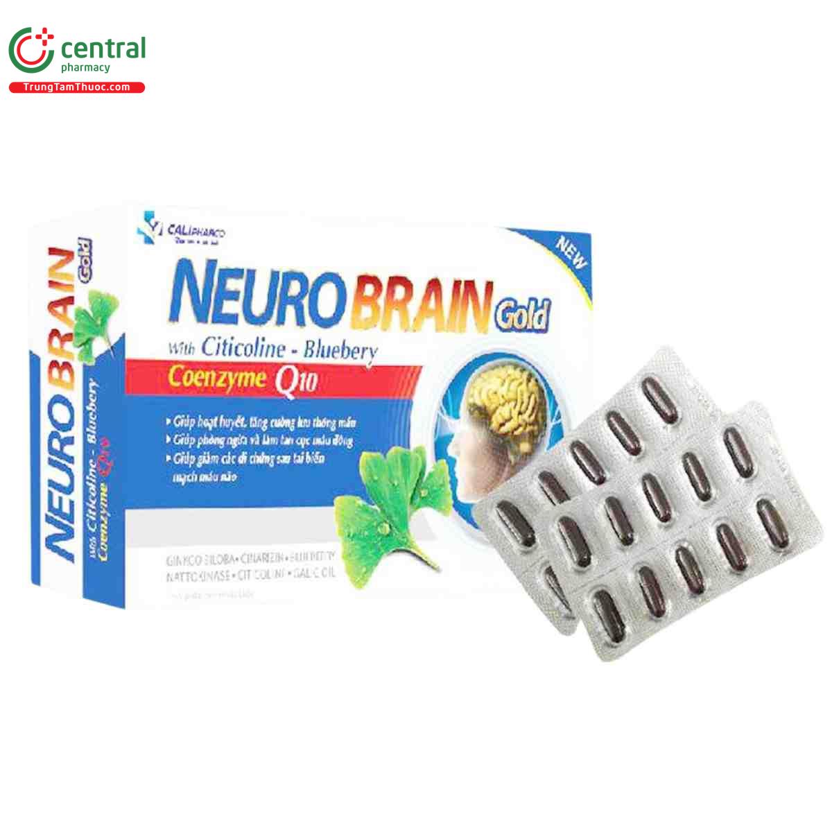Thuốc NEURO BRAIN GOLD hỗ trợ hoạt huyết, tăng cường tuần hoàn máu