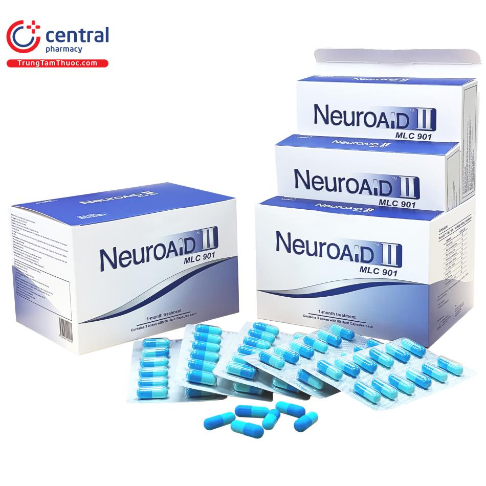 [CHÍNH HÃNG] Thuốc NeuroAiD II MLC 901 hỗ trợ trị đột quỵ, tai biến