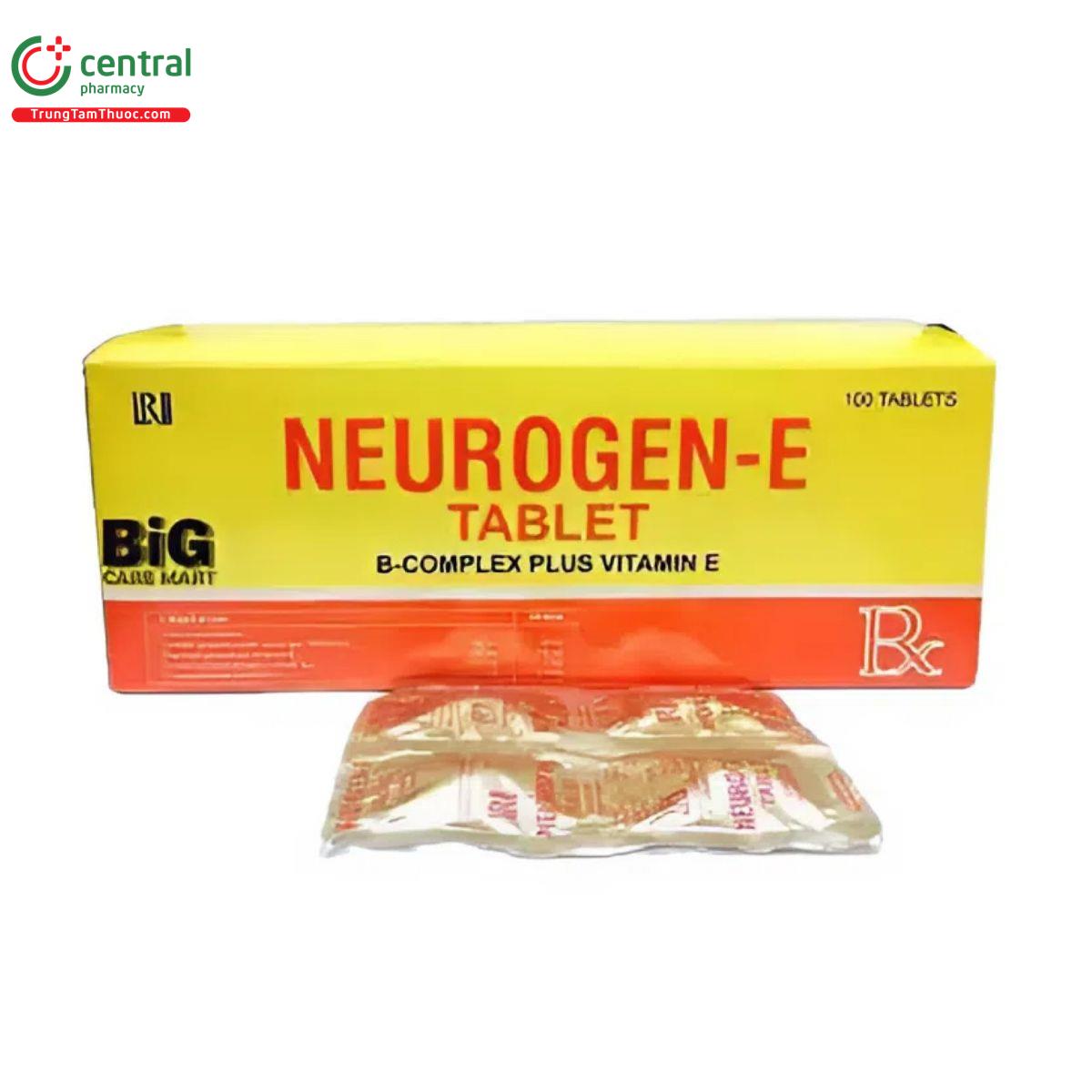 Thuốc Neurogen-E điều trị thiếu hụt các Vitamin B1, B6, B12 và E