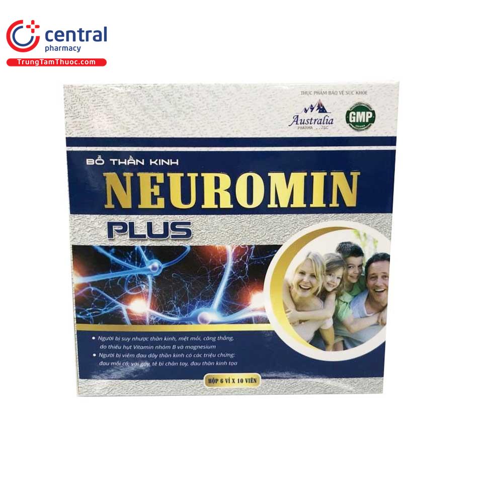 [CHÍNH HÃNG] Thuốc bổ thần kinh Neuromin Plus: tác dụng, liều dùng