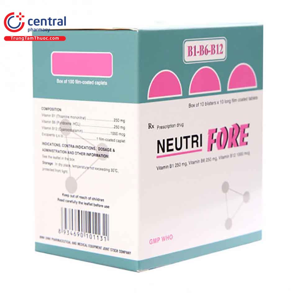 Thuốc Neutri Fore - Thuốc điều trị viêm đa dây thần kinh hiệu quả