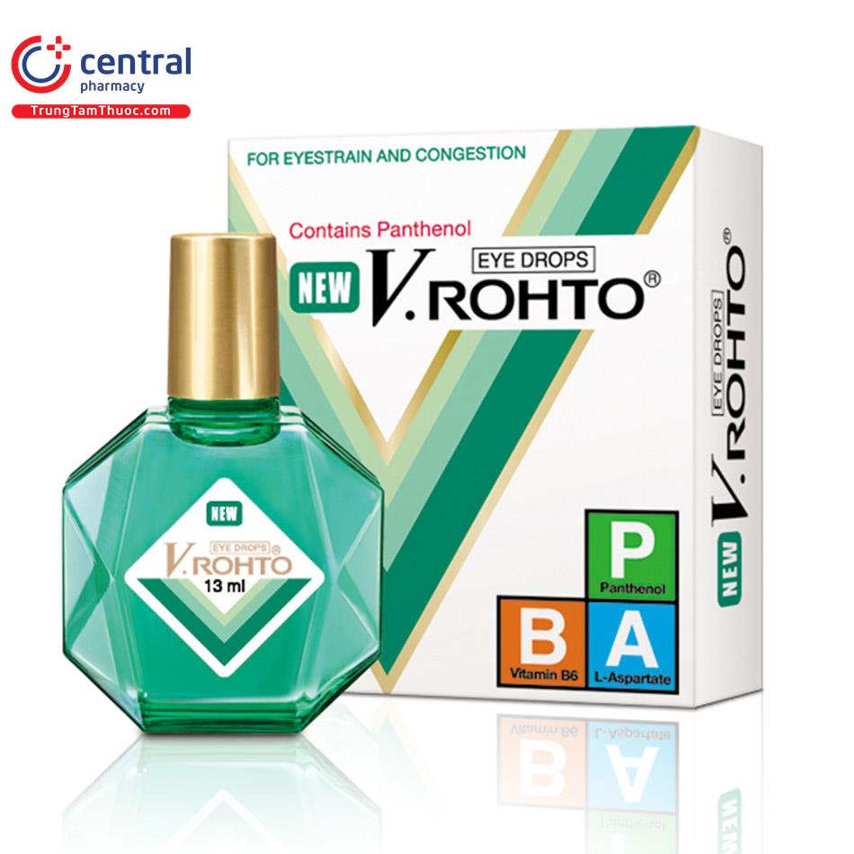 [CHÍNH HÃNG] Thuốc nhỏ mắt New V.Rohto bảo vệ và nuôi dưỡng đôi mắt