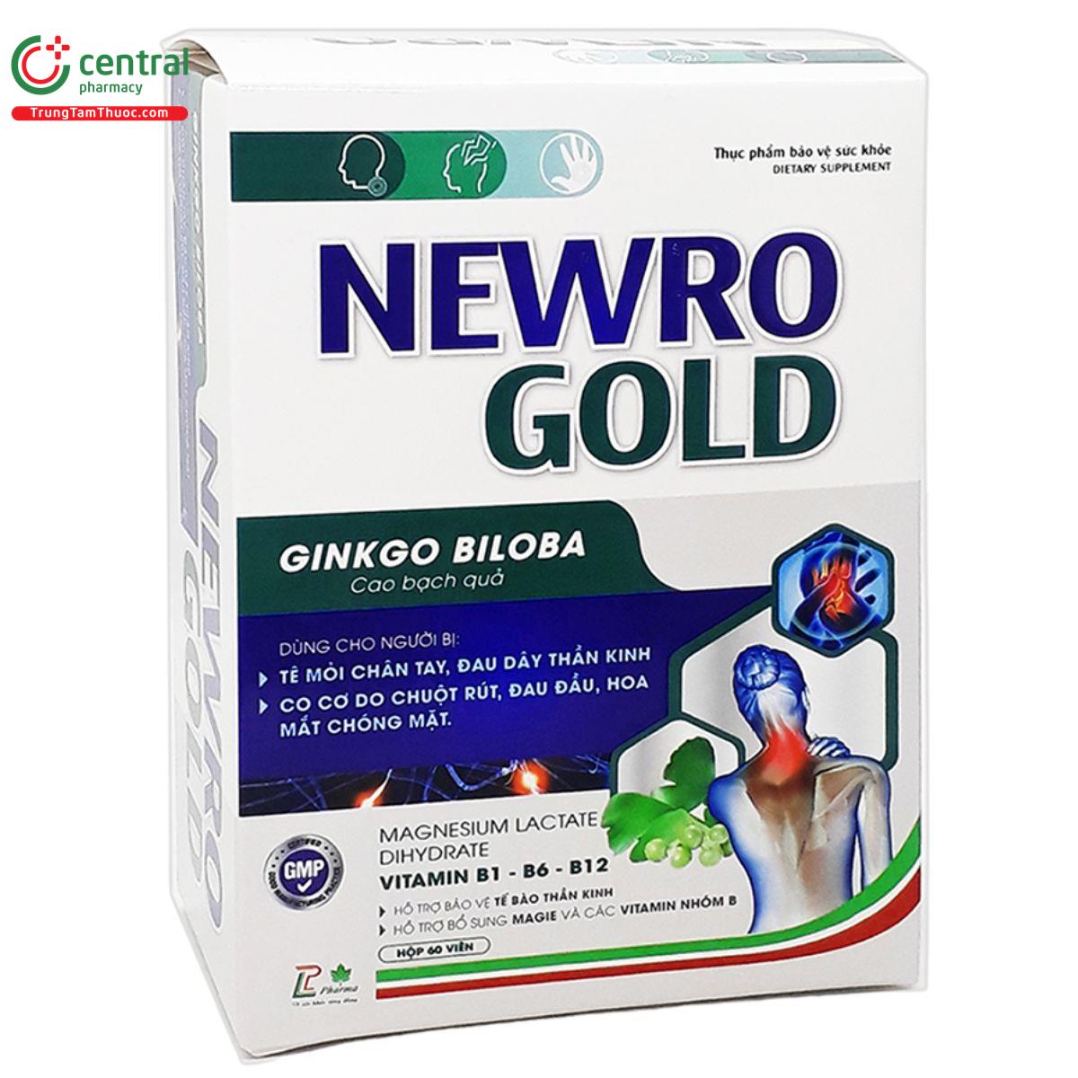 Thuốc Newro-Gold - Giúp giảm tình trạng suy nhược thần kinh và cơ