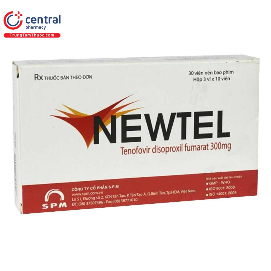 [CHÍNH HÃNG] Thuốc Newtel 300mg điều trị viêm gan siêu vi B