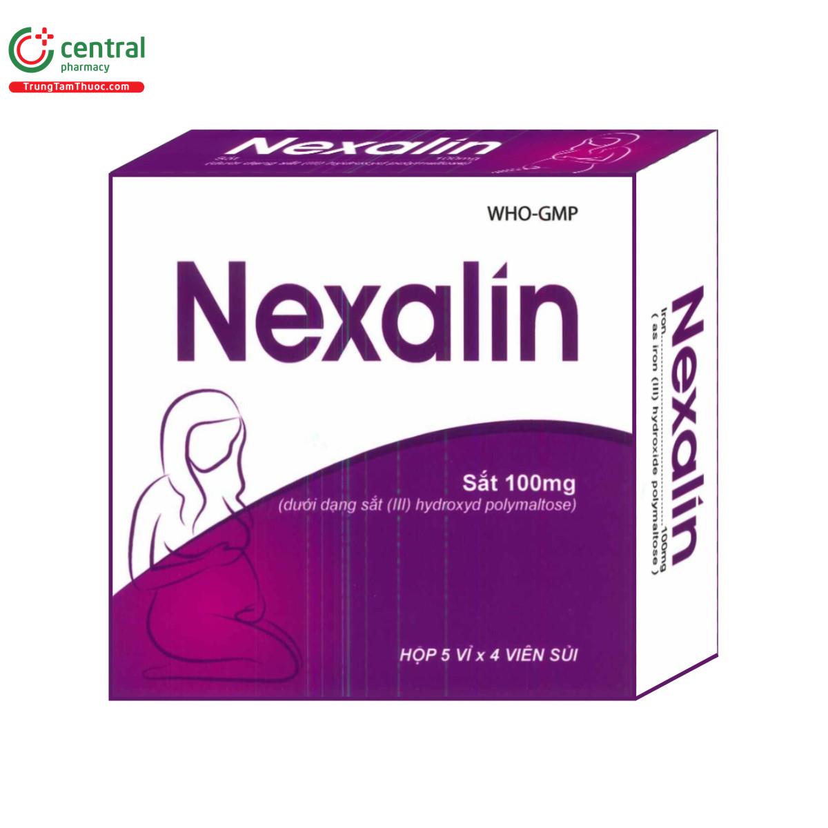 Thuốc Nexalin 100mg - Điều trị chứng thiếu sắt và thiếu máu thiếu sắt