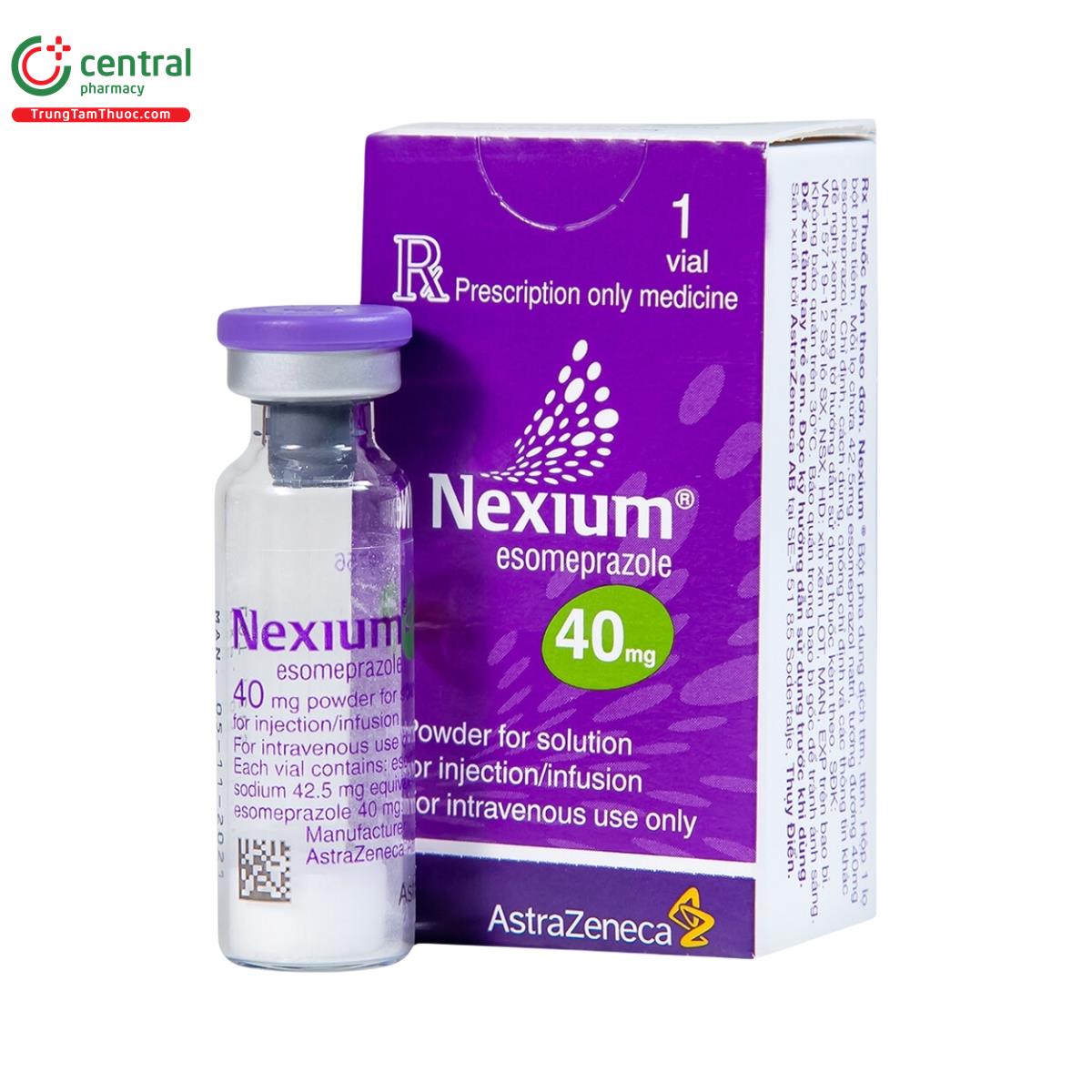 Thuốc Nexium 40mg (Bột pha tiêm) - Điều trị viêm thực quản trào ngược