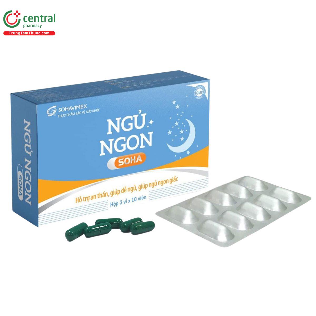 Thuốc Ngủ Ngon Soha làm dịu thần kinh, giúp ngủ ngon và sâu giấc