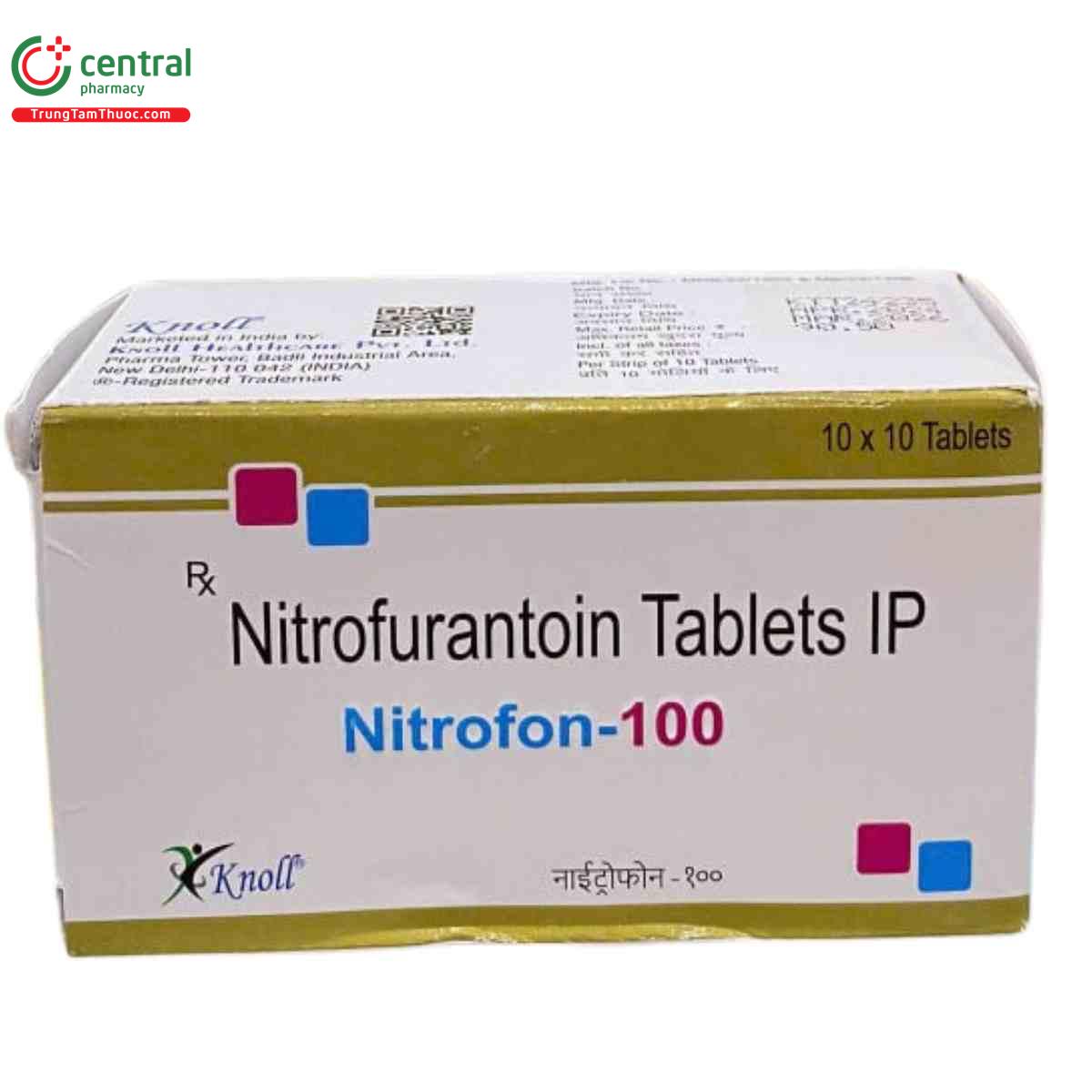 Thuốc Nitrofon-100 điều trị, phòng nhiễm trùng đường tiết niệu dưới