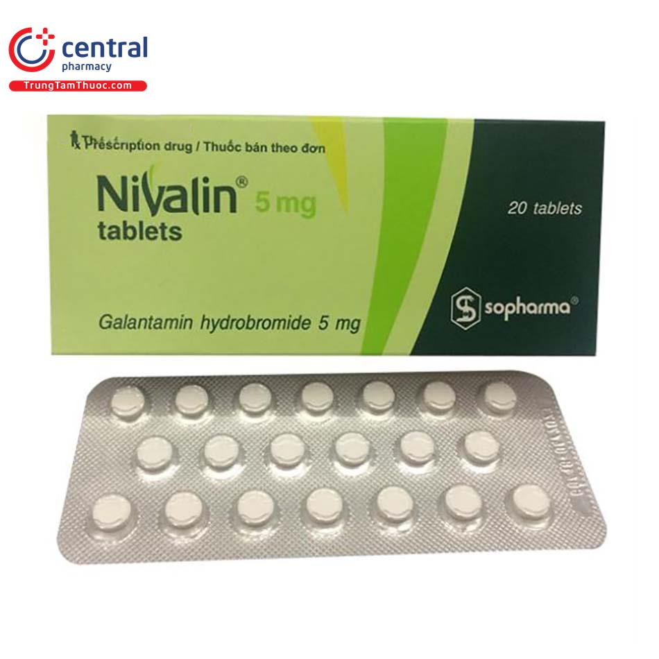 [CHÍNH HÃNG] Thuốc Nivalin 5mg Tablets điều trị sa sút trí nhớ