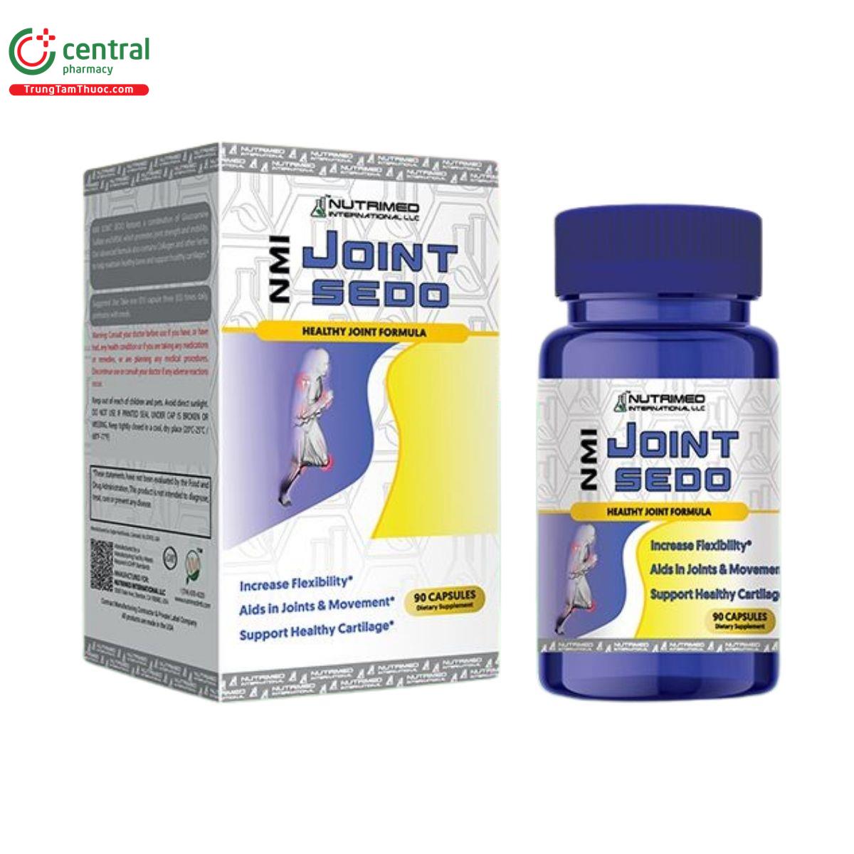 Thuốc Nmi Joint Sedo hỗ trợ tăng dịch khớp, giúp khớp linh hoạt hơn