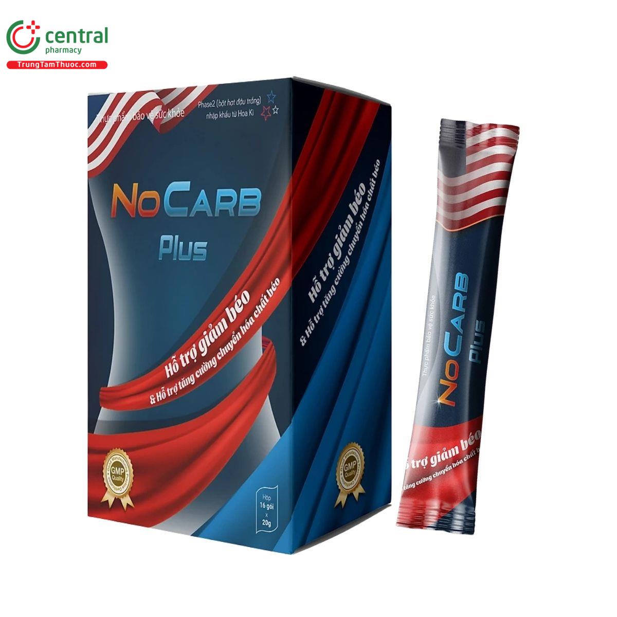Thuốc Nocarb Plus hỗ trợ quá trình chuyển hóa chất béo, giúp giảm cân