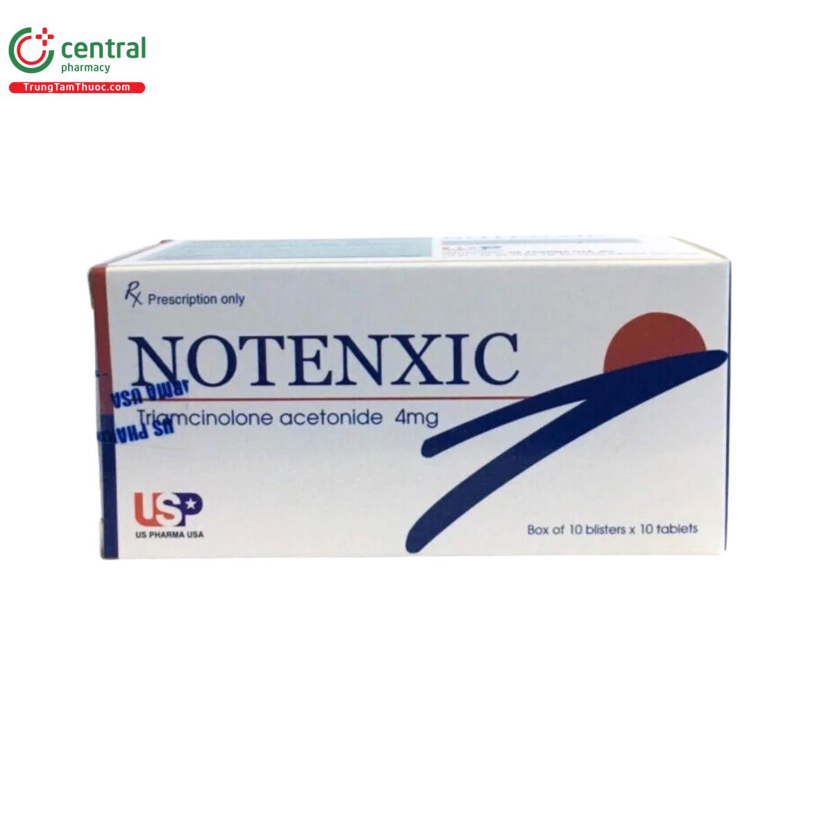 Thuốc kháng viêm Notenxic 4mg điều trị các bệnh lý viêm xương khớp