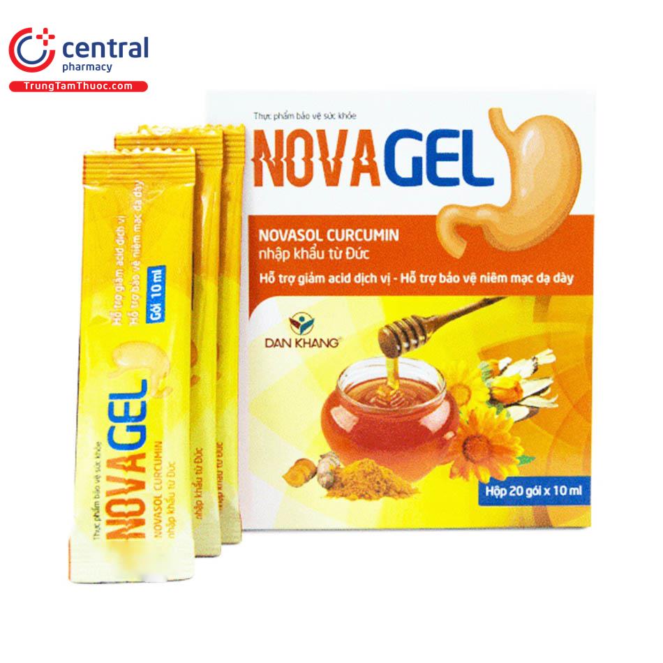 [CHÍNH HÃNG] Novagel hỗn dịch uống hỗ trợ giảm đau dạ dày