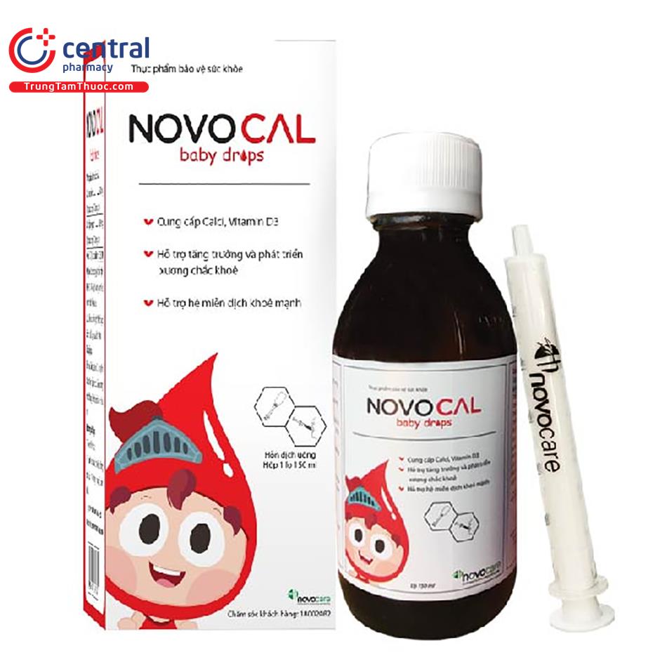[CHÍNH HÃNG] Sữa nhỏ giọt Novocal baby drops chắc khoẻ xương cho trẻ