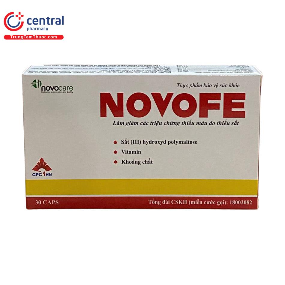 [CHÍNH HÃNG] Thuốc Sắt Novofe: Dinh dưỡng đầy đủ cho phụ nữ mang thai