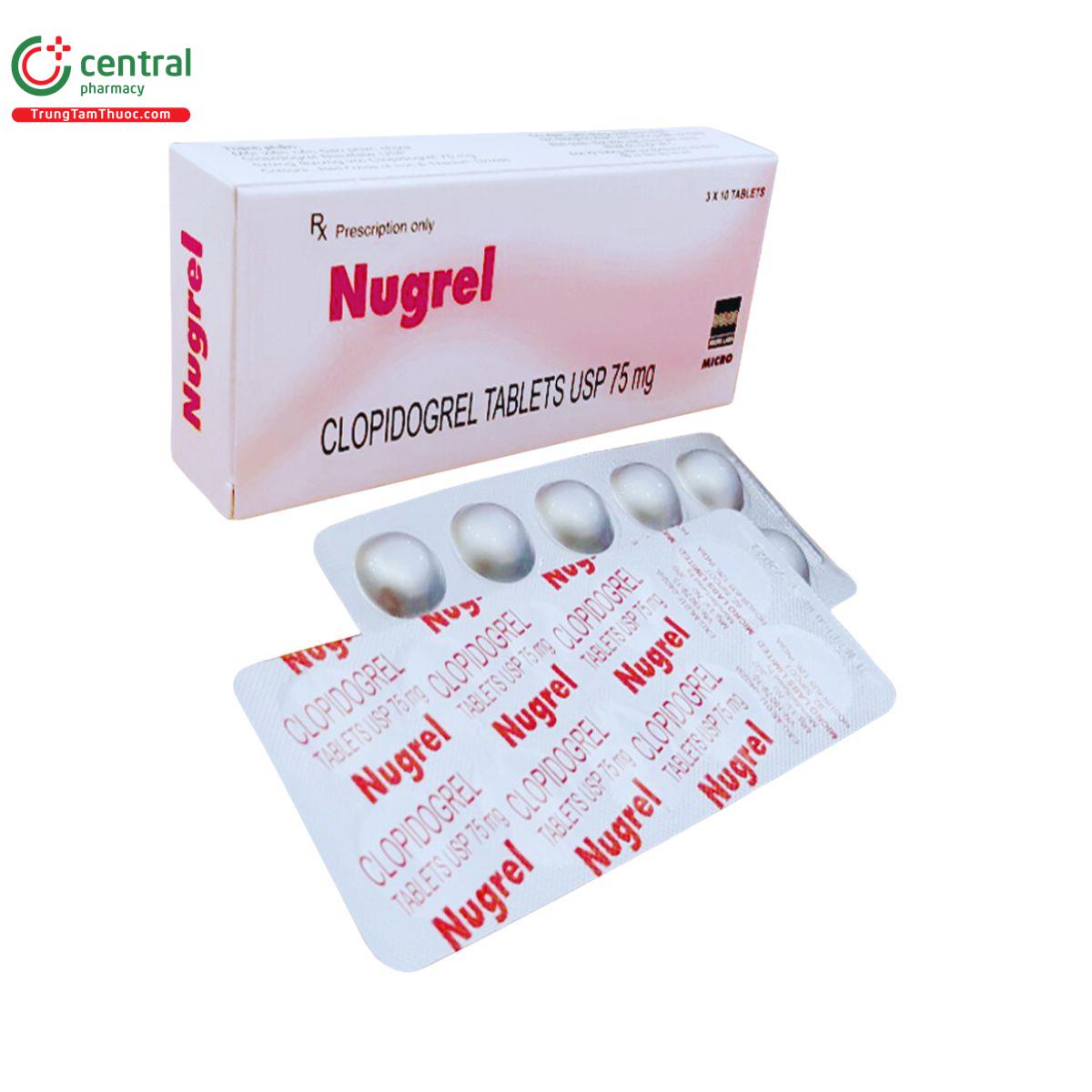 Thuốc Nugrel 75mg giúp giảm biến cố do xơ vữa động mạch
