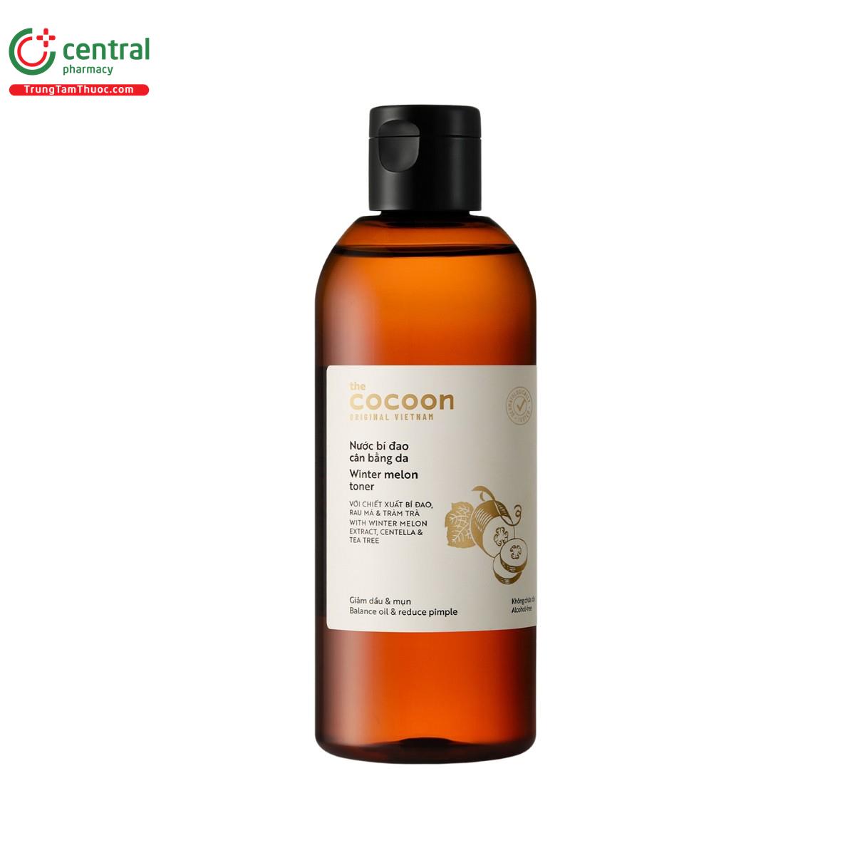 Nước bí đao cân bằng da 310ml - Toner Cocoon cho da dầu mụn