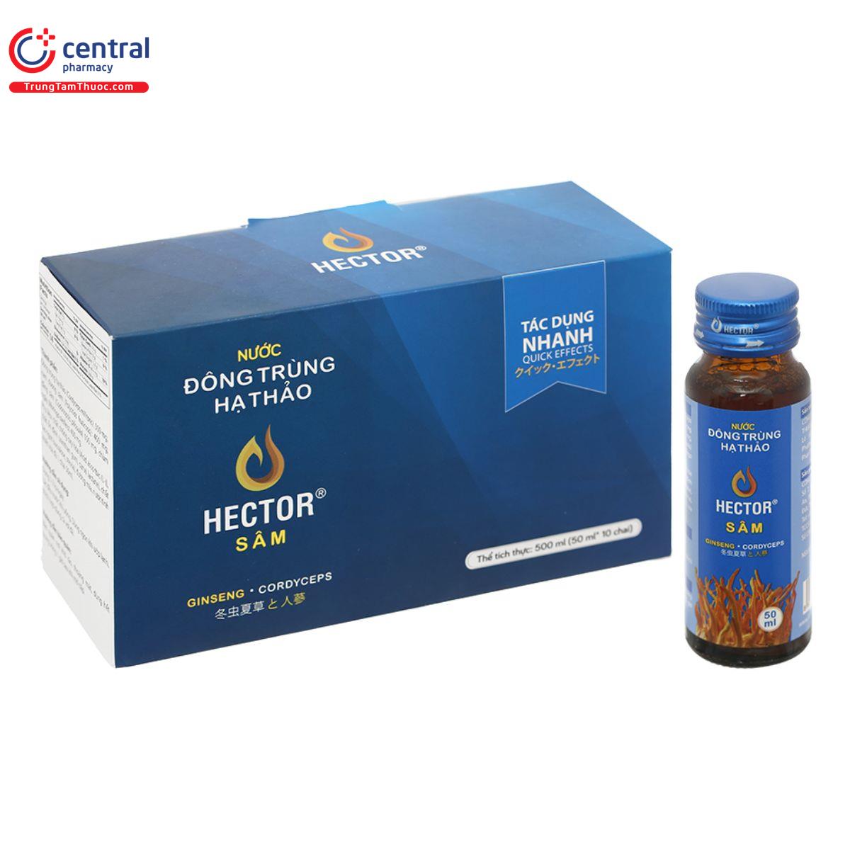 Nước uống đông trùng hạ thảo Hector Sâm bồi bổ cơ thể, tăng đề kháng