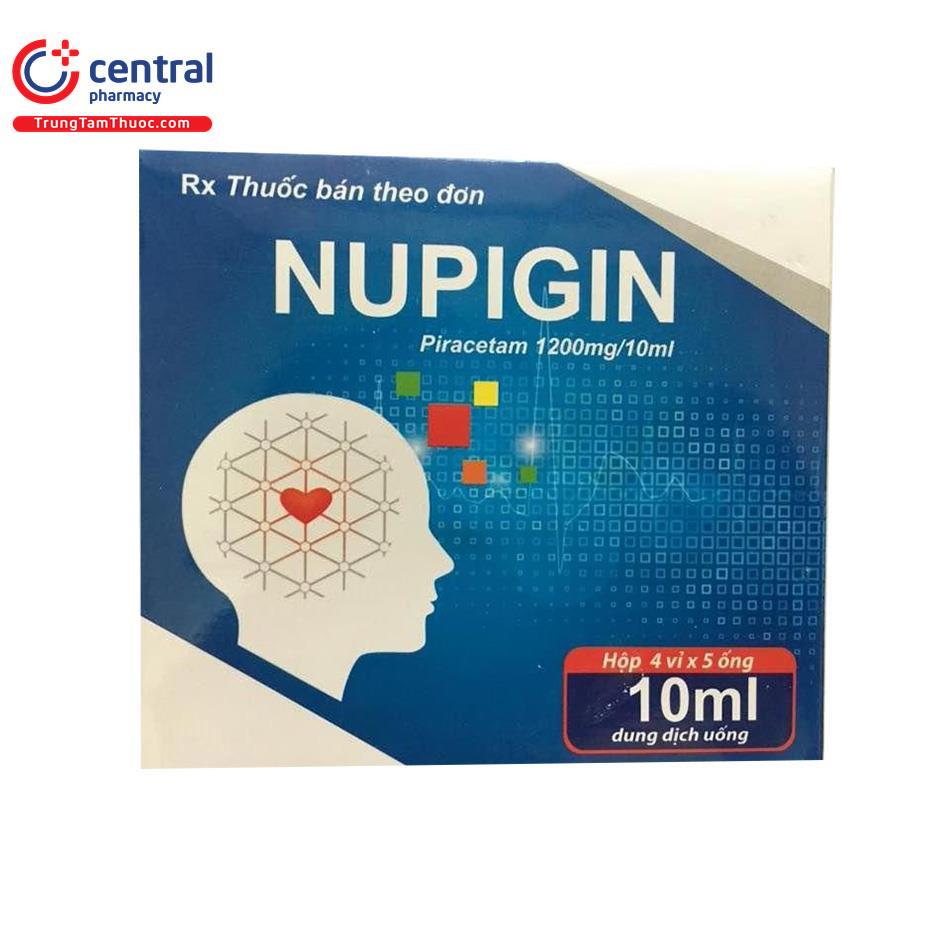 Thuốc Nupigin 1200mg/10ml: tăng cường phục hồi chức năng não