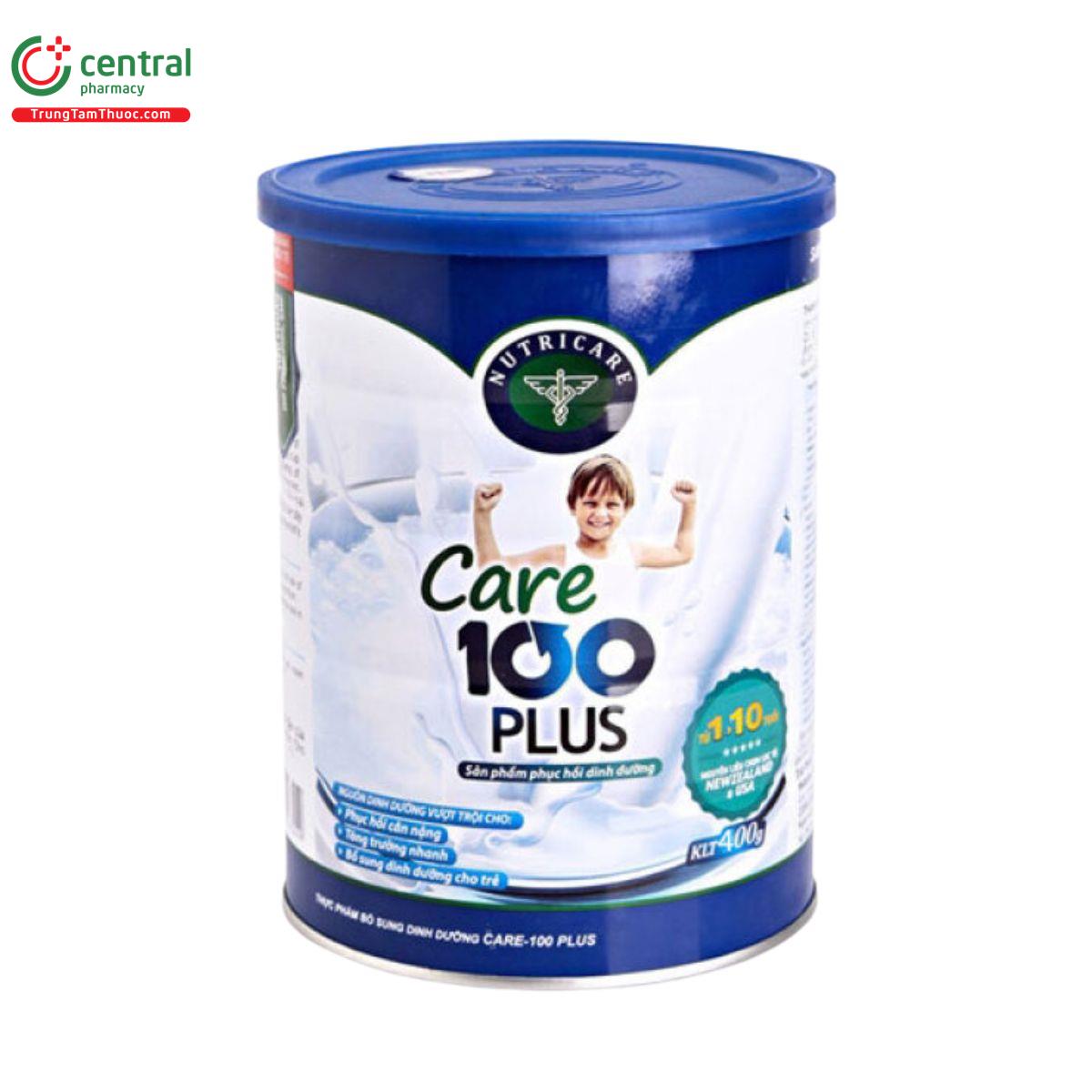 Sữa bột Nutricare Care 100 Plus 400g - Bổ sung dinh dưỡng cho trẻ 1-10 tuổi