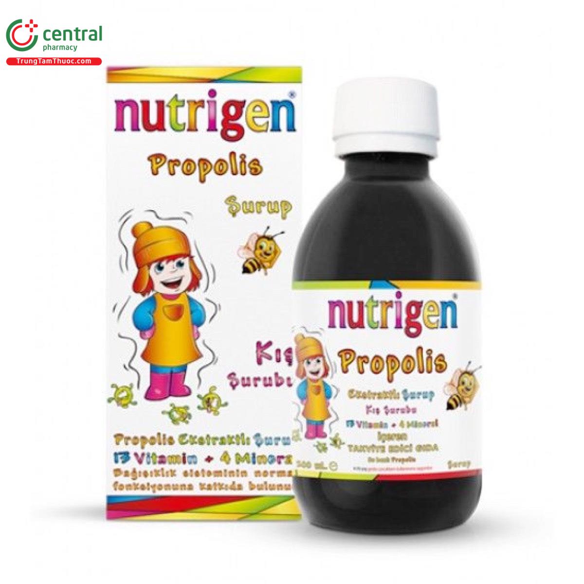 Nutrigen Propolis Syrup: Siro keo ong dinh dưỡng cho trẻ nhỏ