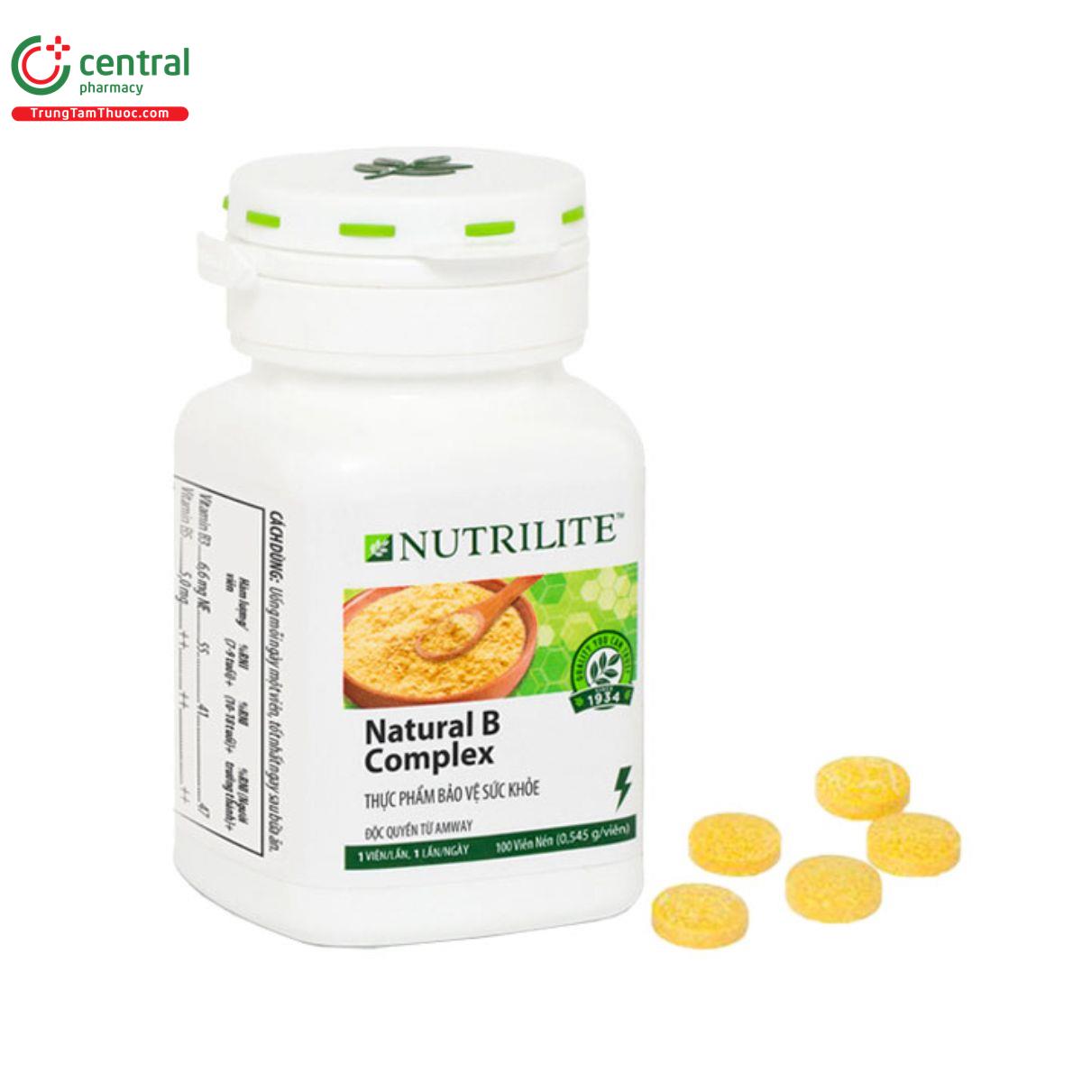 Nutrilite Natural B Complex - bổ sung vitamin, hỗ trợ tăng cường sức khỏe