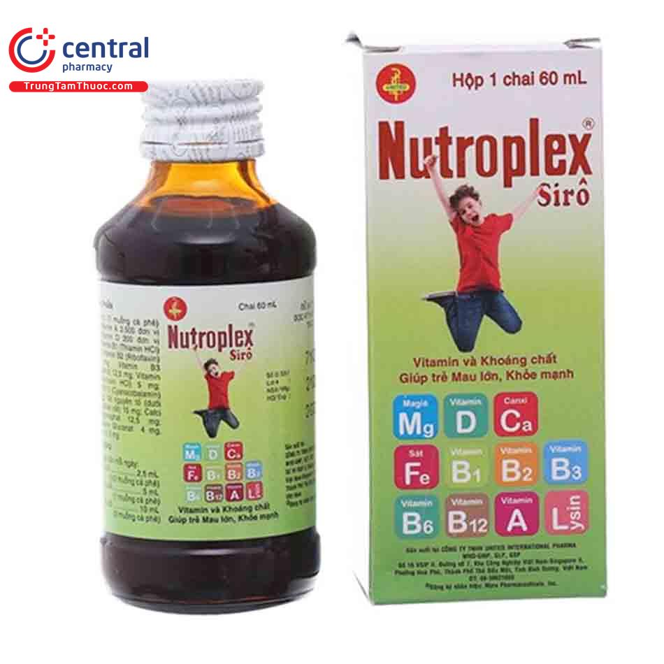 Thuốc Nutroplex 60ml - Giải pháp cho trẻ biếng ăn, thấp còi
