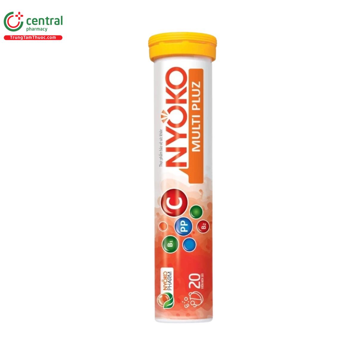 Thuốc Nyoko Multi Pluz cung cấp vitamin hỗ trợ tăng sức đề kháng cho cơ thể
