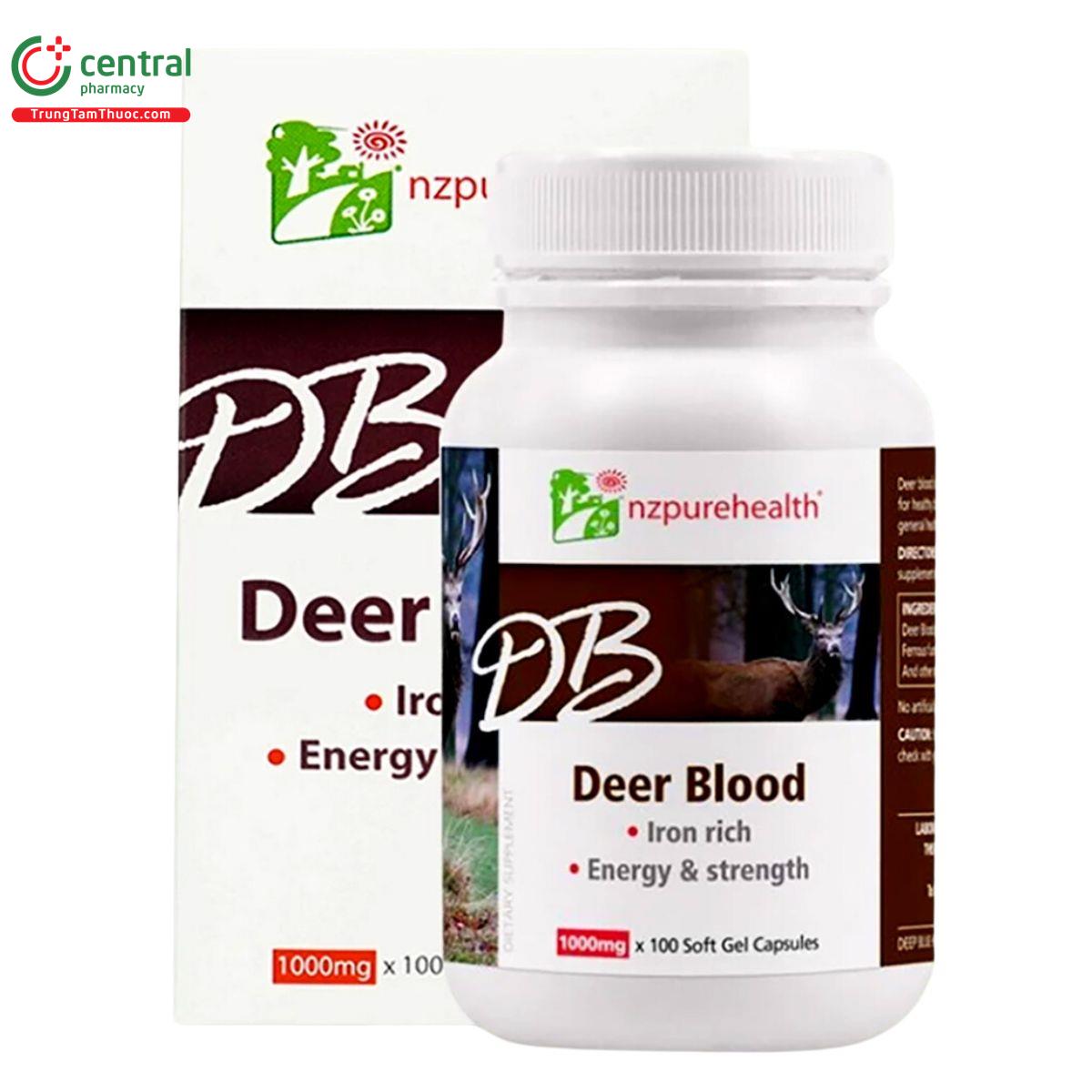 Thuốc NZPurehealth Deer Blood Ngừa nguy cơ thiếu máu do thiếu sắt