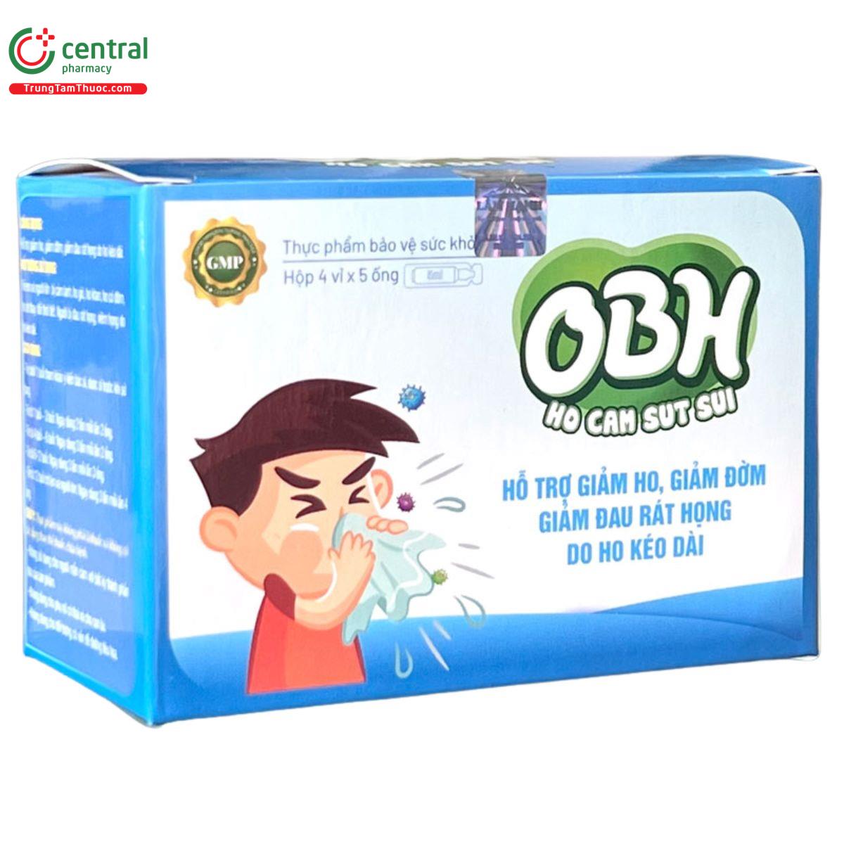 Thuốc OBH Ho Cảm Sụt Sùi - Giúp làm dịu cơn ho, hỗ trợ long đờm