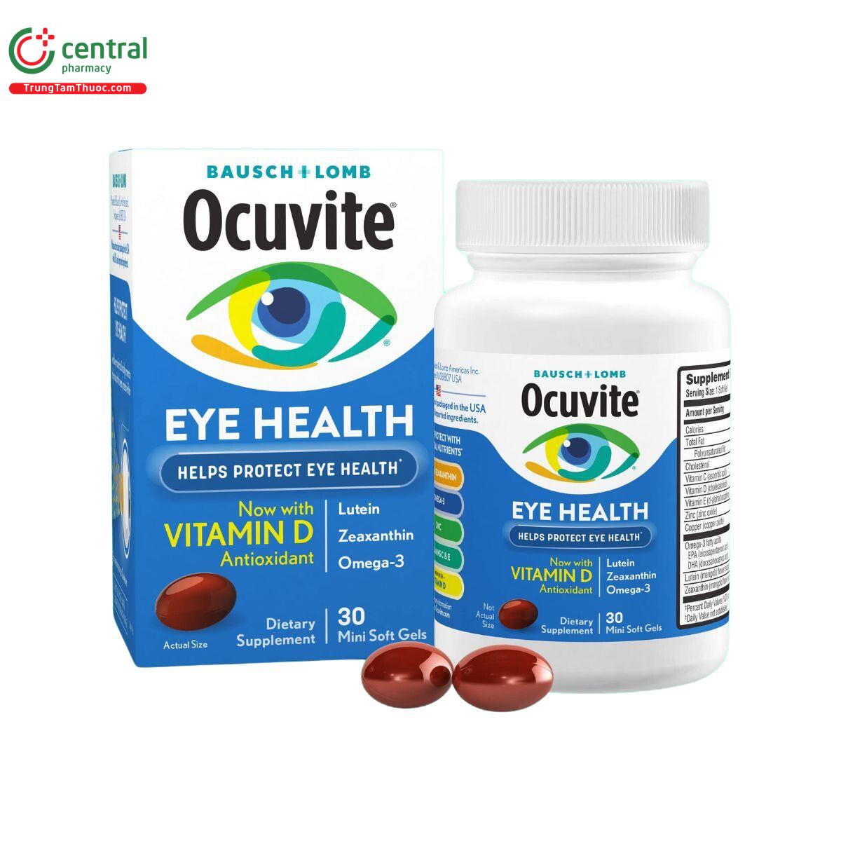 Thuốc Ocuvite Eye Health Formula bổ dưỡng chất cho đôi mắt sáng khoẻ