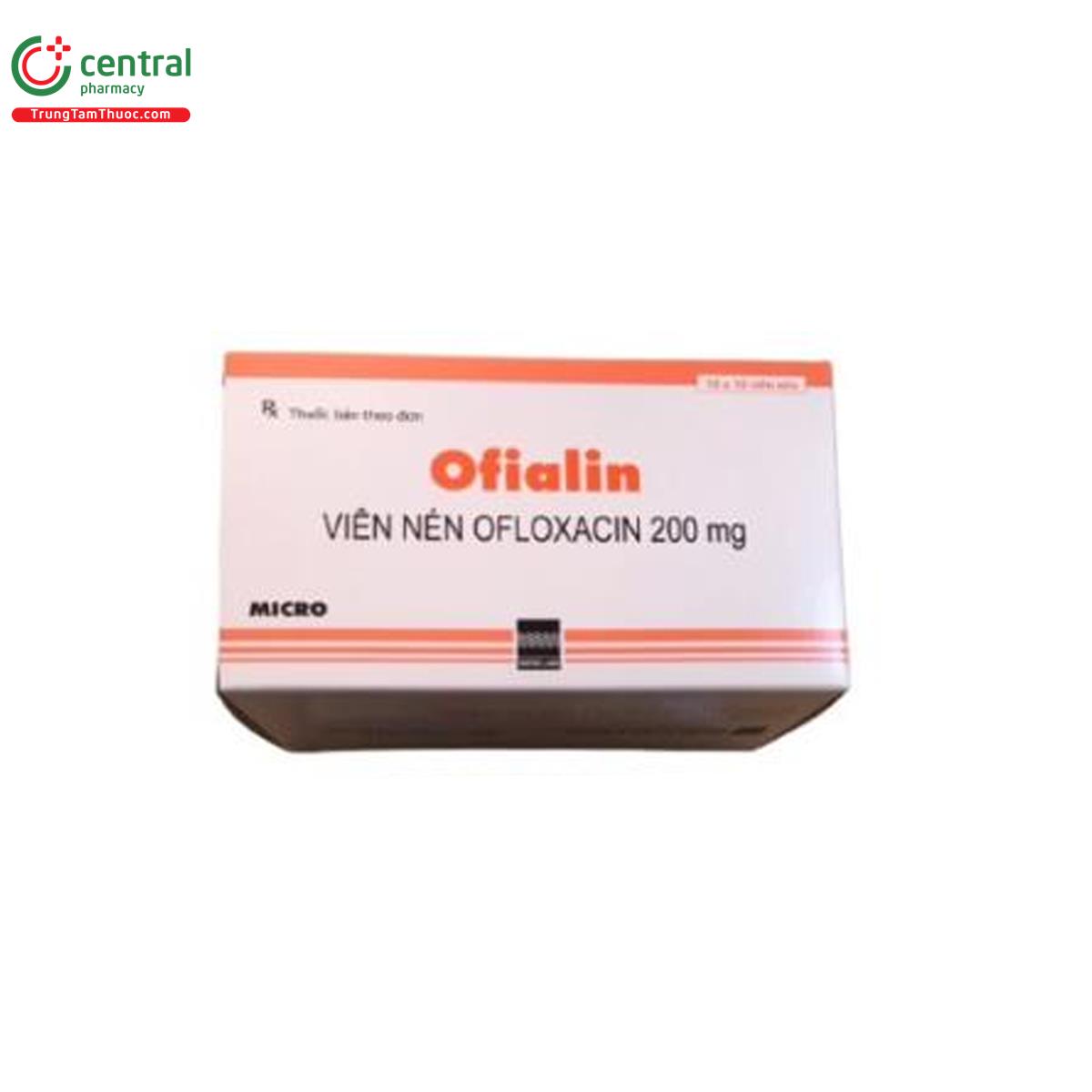Thuốc Ofialin 200mg - Điều trị nhiễm trùng đường hô hấp, tiết niệu