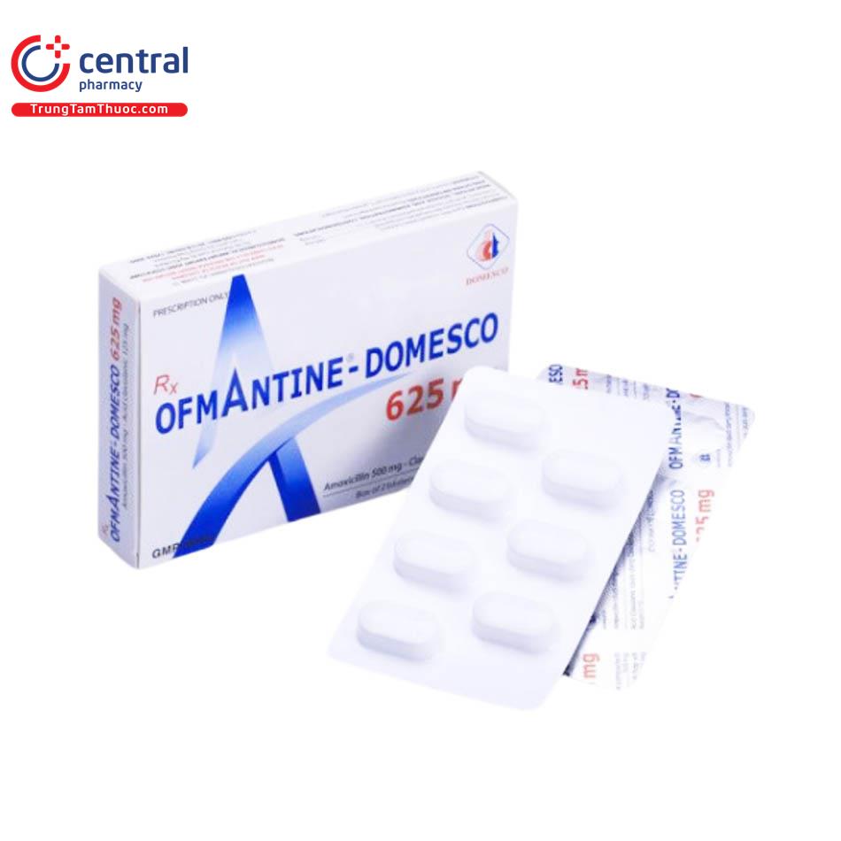 [CHÍNH HÃNG] Thuốc Ofmantine Domesco 625mg điều trị nhiễm khuẩn