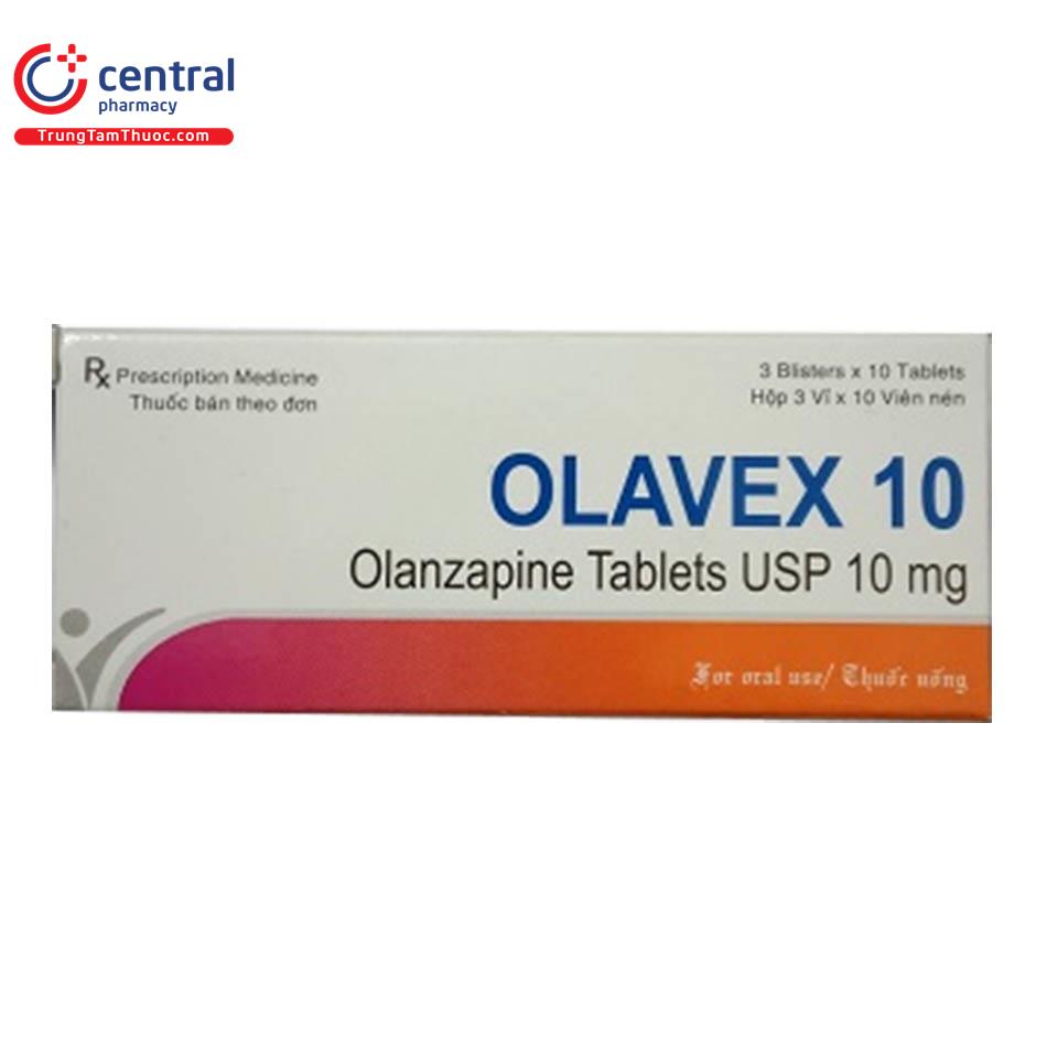 [CHÍNH HÃNG] Thuốc Olavex 10 - Điều trị tâm thần phân liệt
