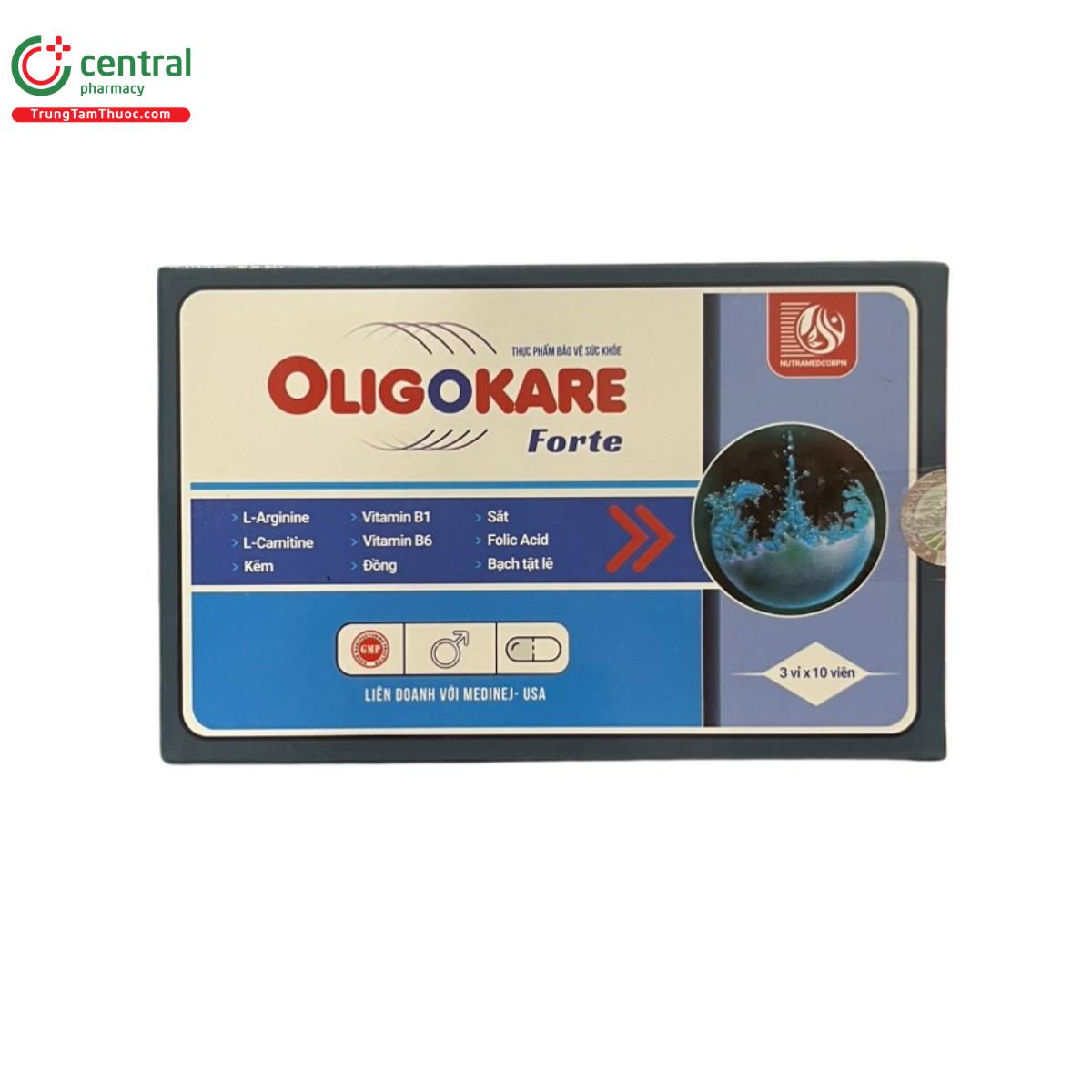 Thuốc Oligokare forte nâng cao sinh lý và chất lượng tinh trùng