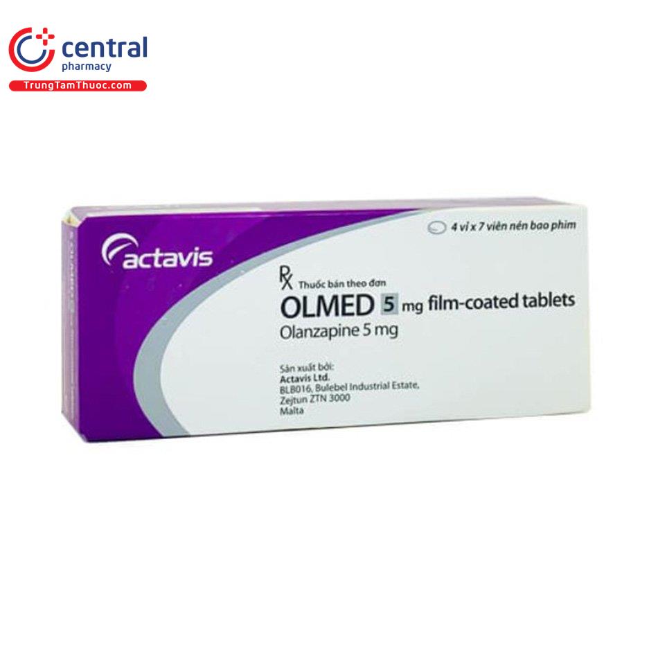 [CHÍNH HÃNG] Thuốc Olmed 5mg - Điều trị tâm thần phân liệt